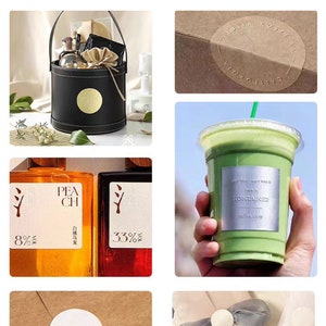 Embossed Sticker Custom Color Personalized Stickers, Custom Seals ...