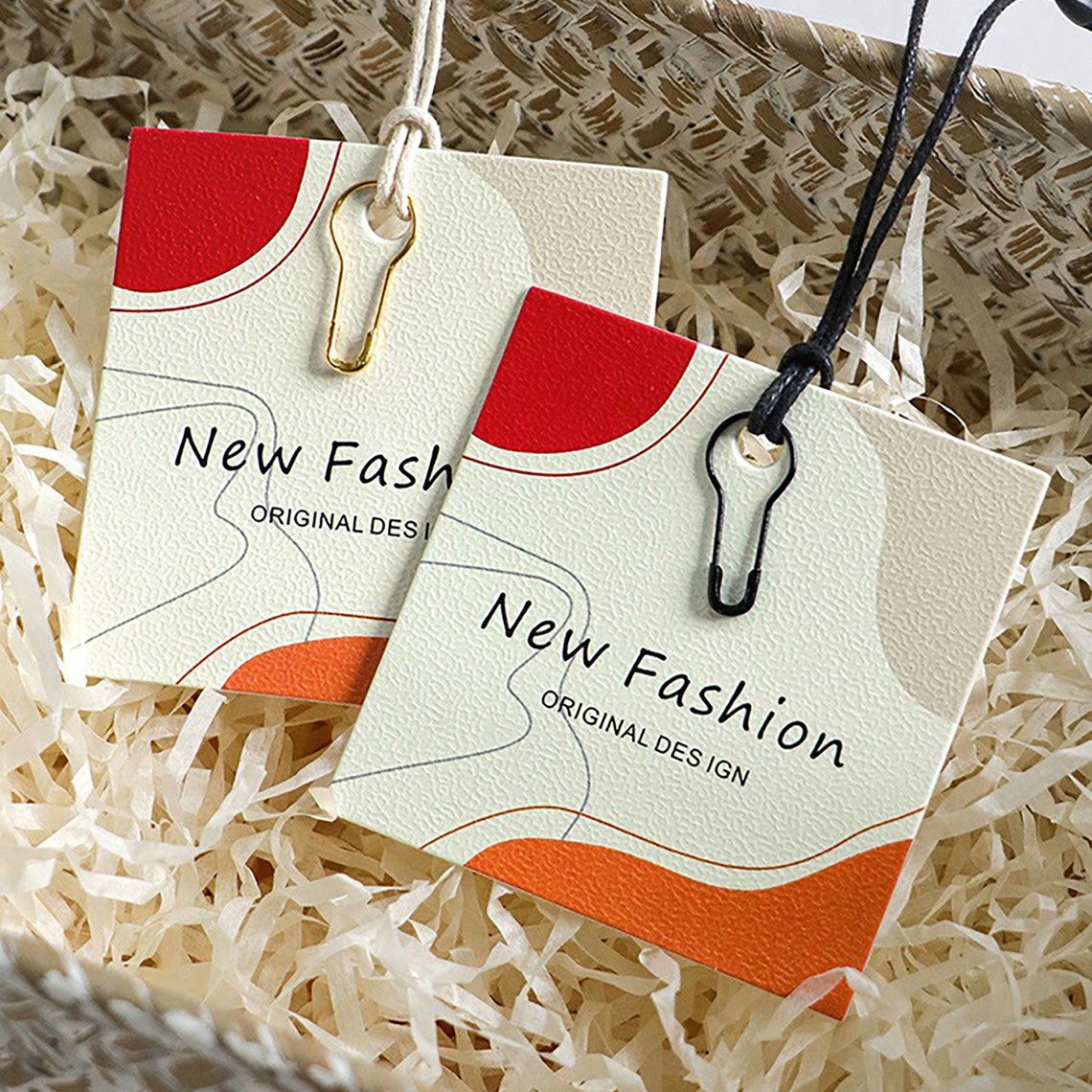 Custom Printed Hang Tags With Clips 1000 Pcs, Clothing Hang Tags ...