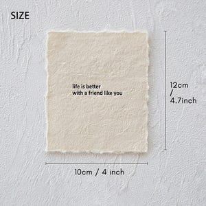 30pcs Custom Deckle Edge Paper Handmade Torn Edge Card Letterpress ...