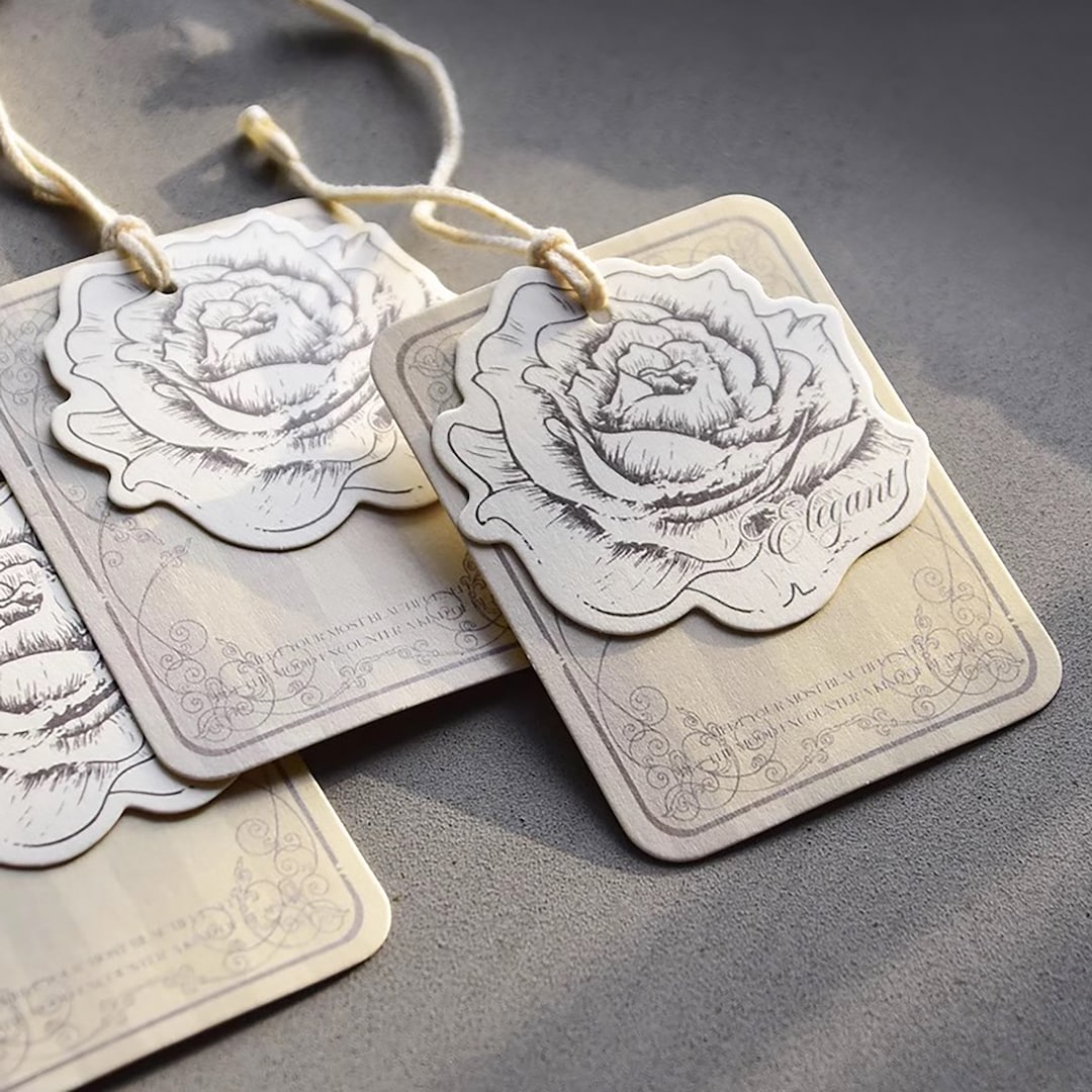 Die Cut Hang Tags, Retro Style Hang Tags,swing Tags,custom Brand Hang ...