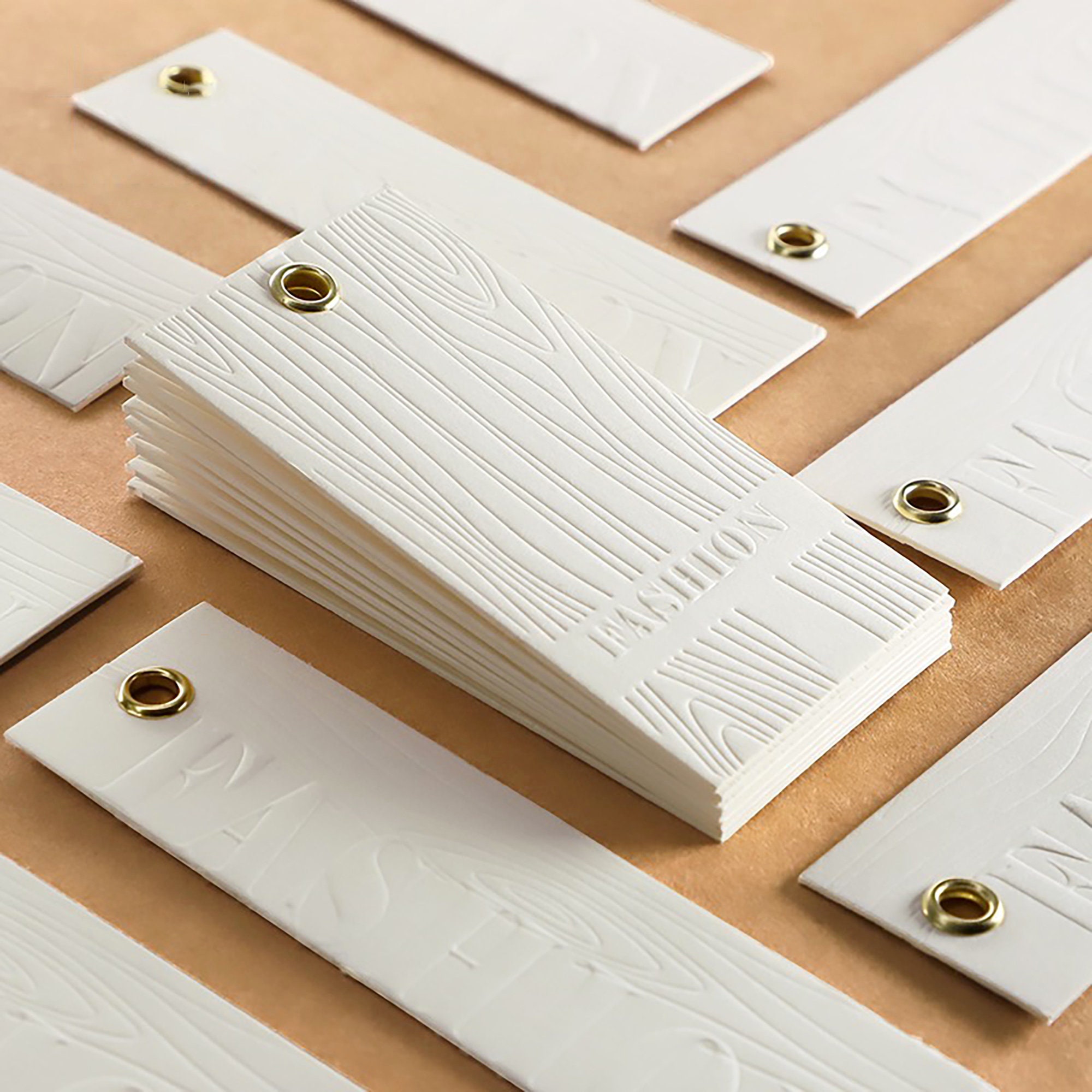 1000 Custom Composing Hang Tags With Eyelets, Double Tags, Clothing ...