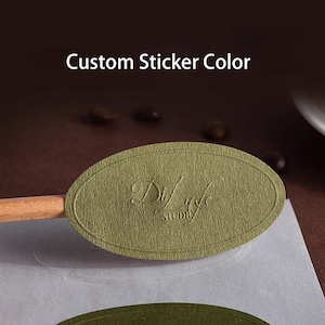 Embossed Sticker Custom Color Personalized Stickers, Custom Seals ...