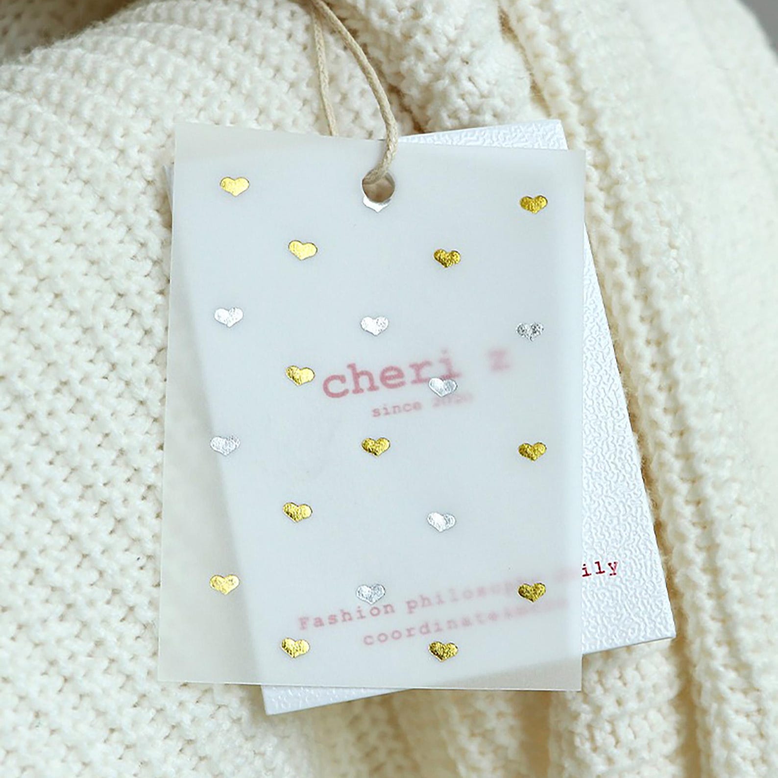 1000 Sets Custom Layered Hang Tags, Custom Clothing Hang Tags, Double ...