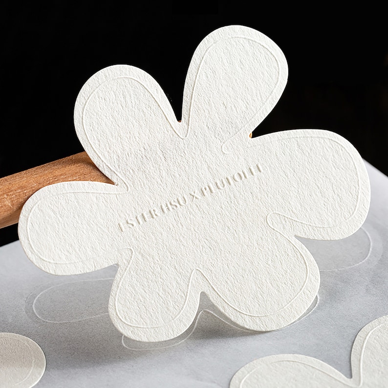 500pcs Custom Embossing Circle Stickers Custom Logo Stickers - Etsy