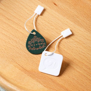 500 Pcs Custom Mini Swing Tags Jewelry Tags Tiny Hang Tags Jewelry ...