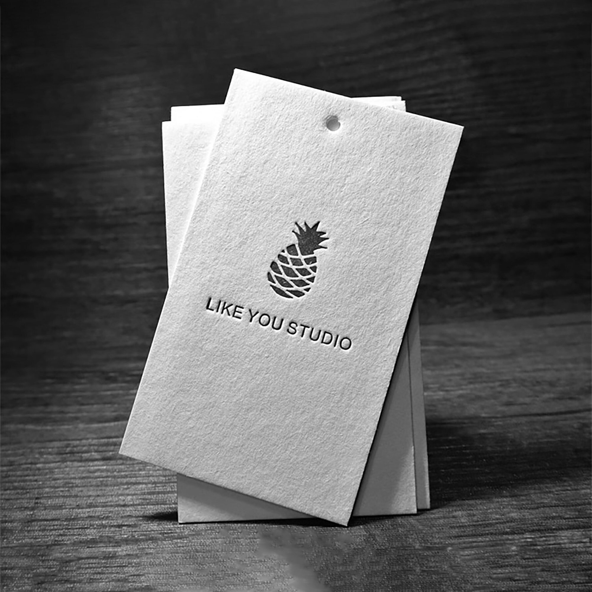 500 Custom Product Hang Tags, Clothing Hang Tags, Gift Tags, Thank You ...