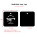 1000 Custom Hang Tags Matte Black Thick Cardboard Hang Tags Clothing ...