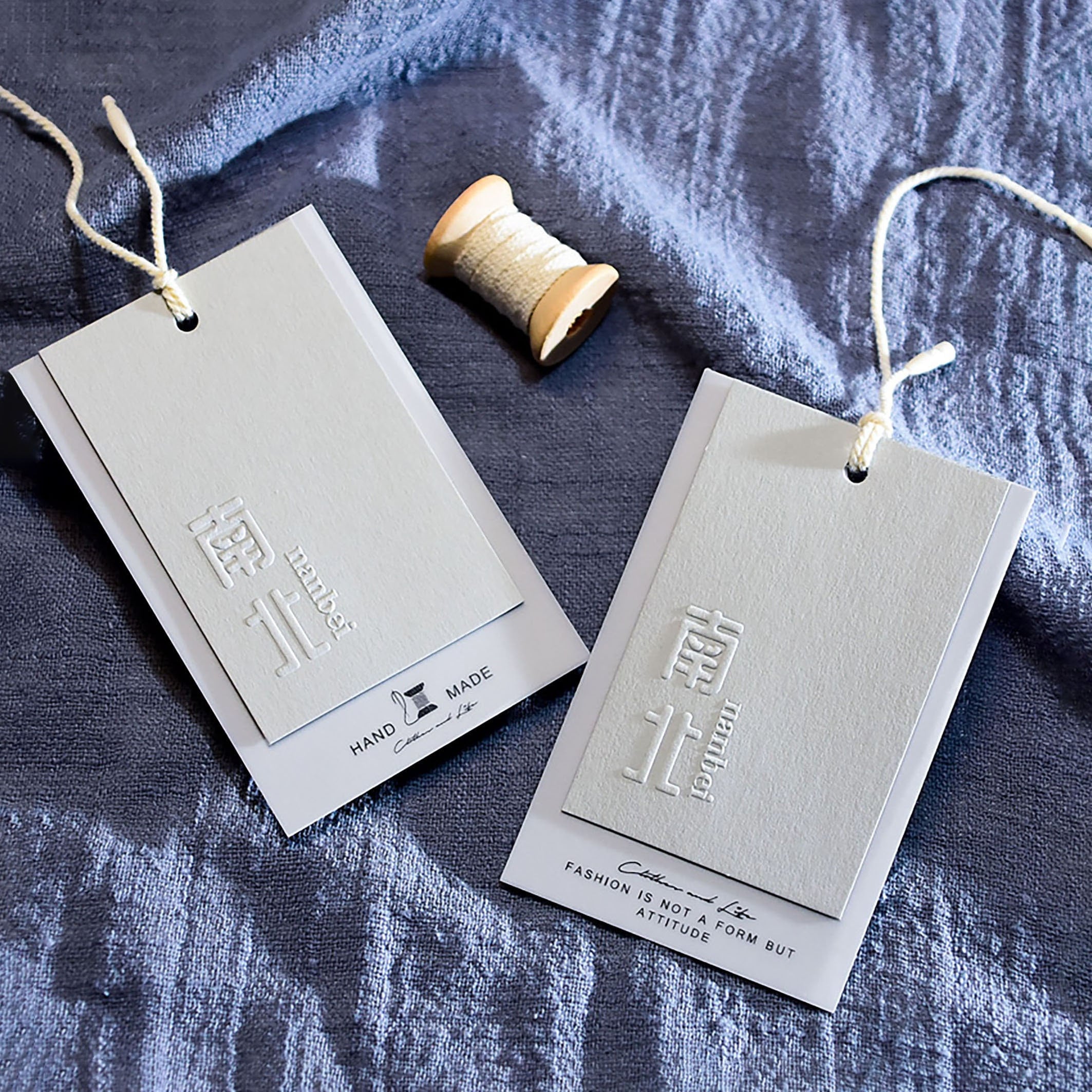 500 Custom Hang Tags for Clothing, Personalized Clothing Swing Tags ...