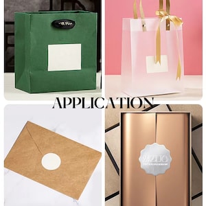 Custom Embossed Stickers Product Stickers Off-white Paper Stickers ...