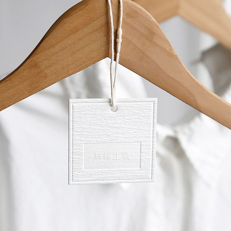 1000 Custom Clothing Tags Simple Hang Tags Custom Clothing - Etsy