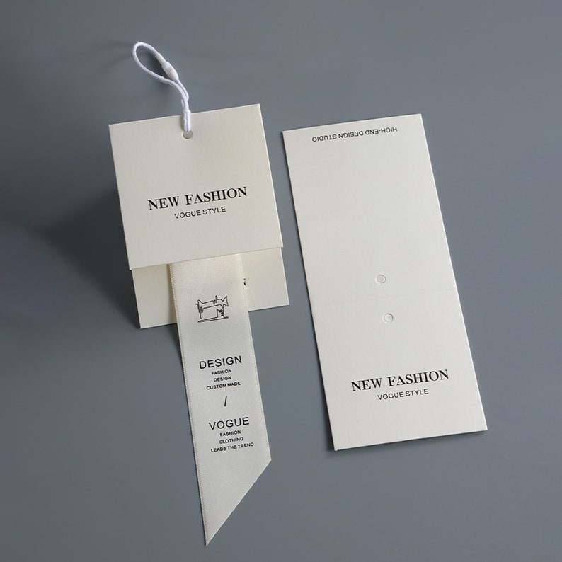1000 Custom Folding Hang Tags Clothing Hang Tags Composing - Etsy