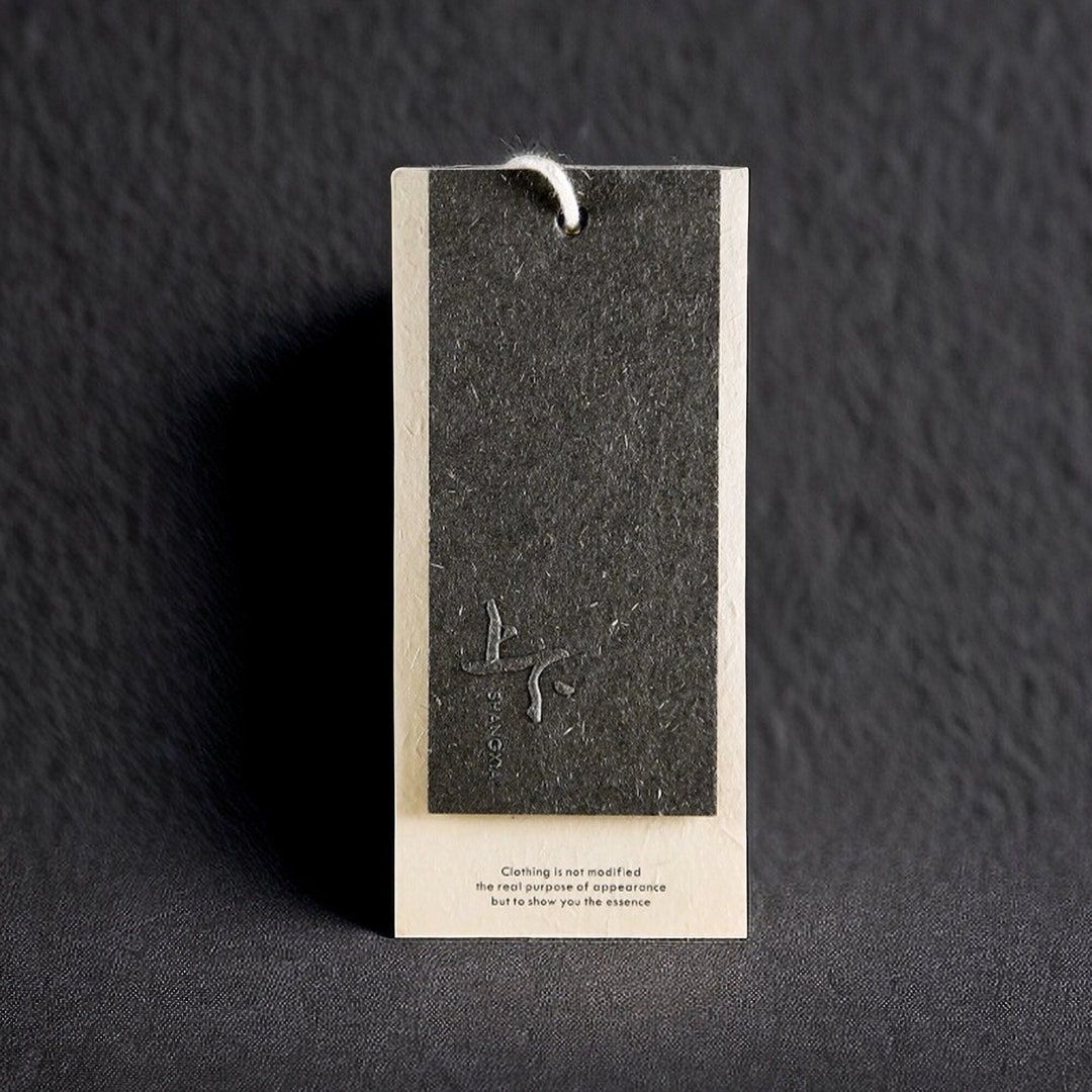 Embossed Gray Hang Tags 500 Pcs Custom Price Tags, Swing Tags, Custom ...