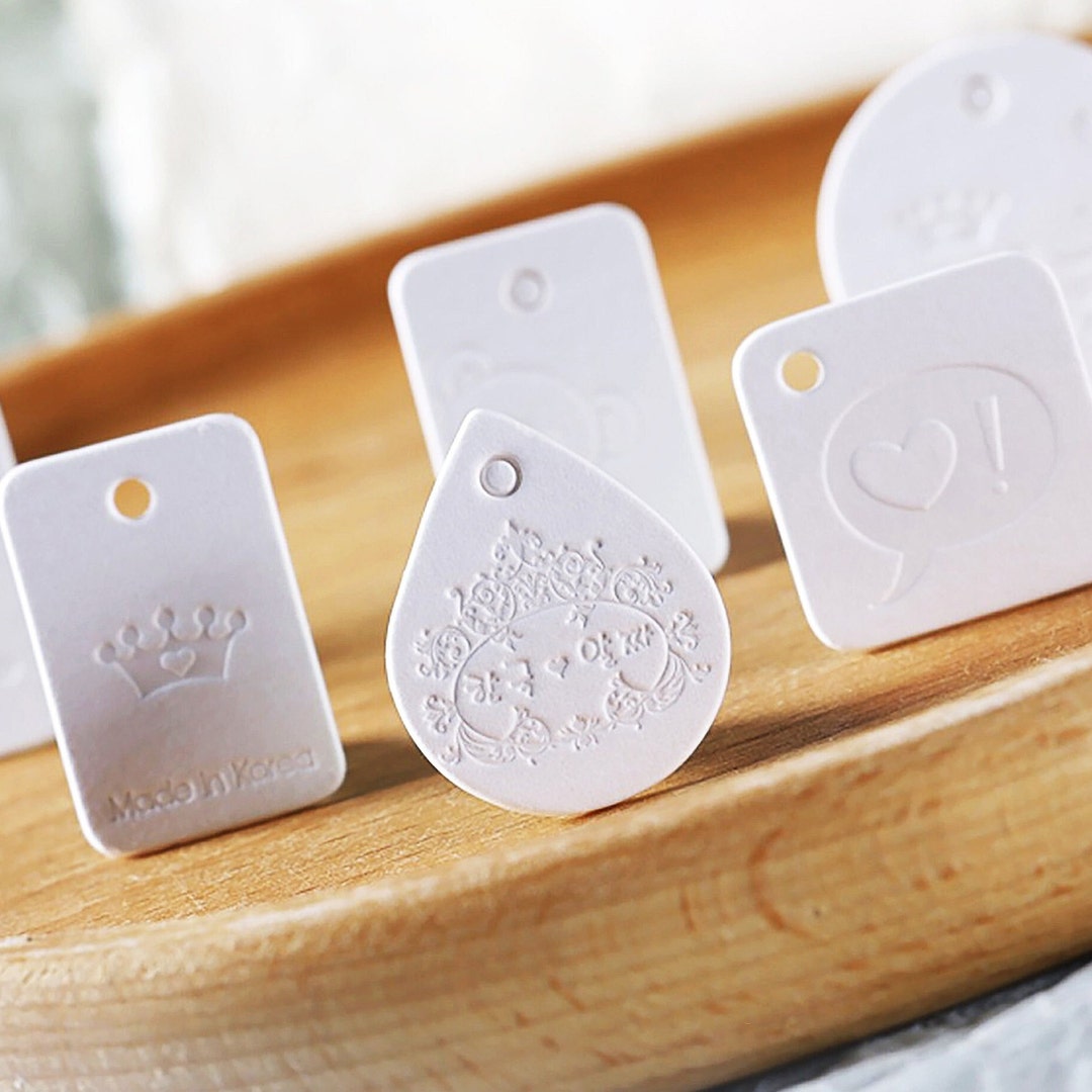 Custom Mini Jewelry Tags 500 Pcs Hang Tags Jewelry Labels Tiny Tags ...