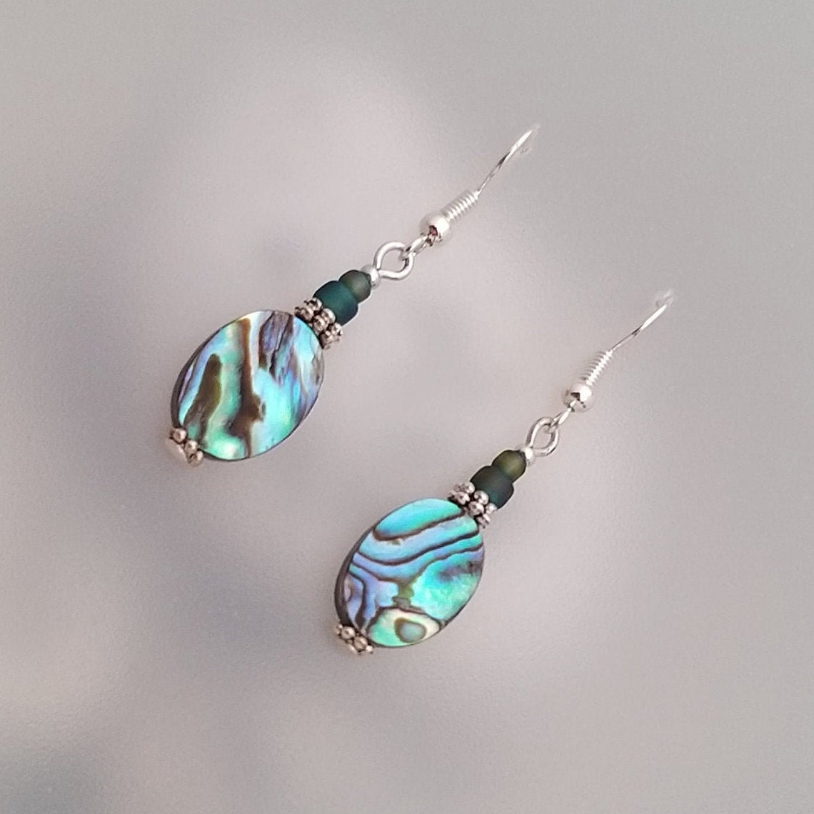 Paua Shell Sea Earrings Abalone Shell Earrings Ocean | Etsy