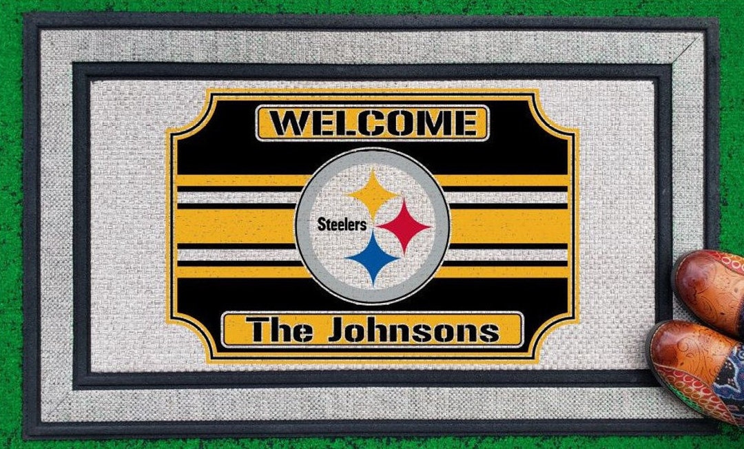 Welcome Steelers Doormat - Etsy