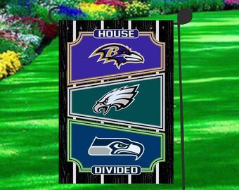 House Divided Flag College | Etsy