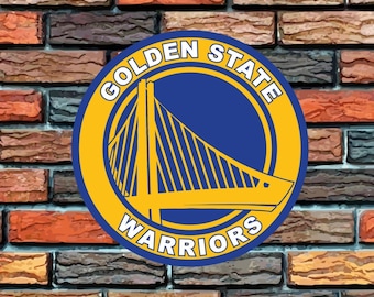 Golden State Warriors 3pc 2x2 Stackable Wooden Sign Office - Etsy