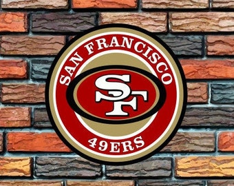 San Francisco 49ers Wood Sign - Etsy