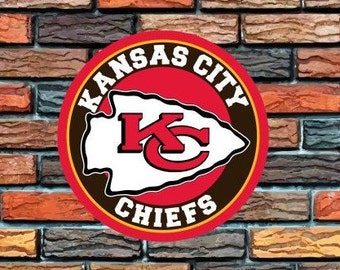 Kansas City Chiefs Wooden Sign - Etsy