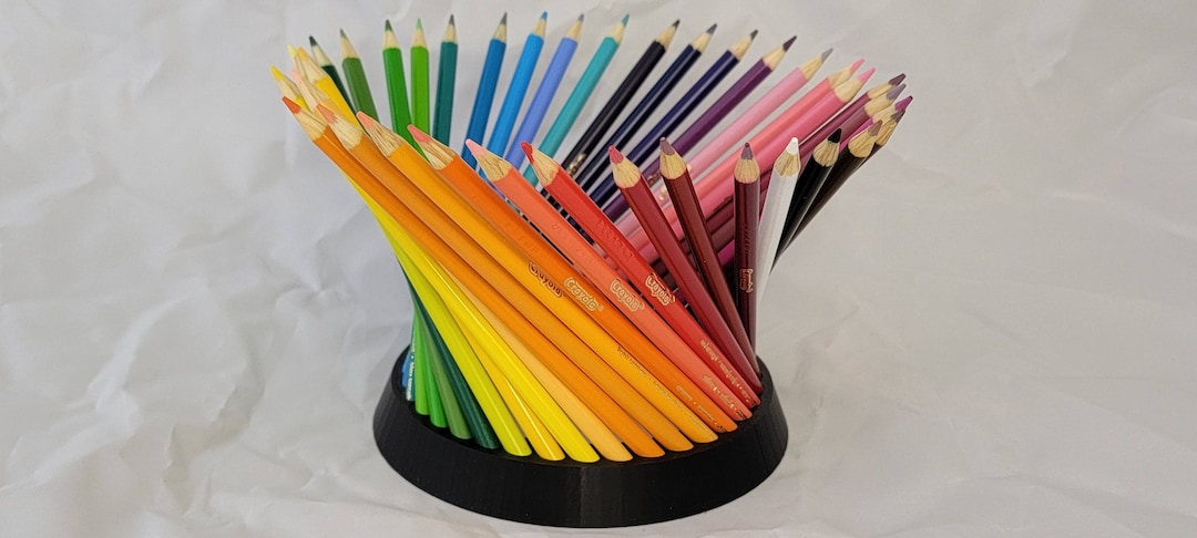36/48 Pencil Holder, Colored Pencil Carousel, Pen Organizer - Made in ...
