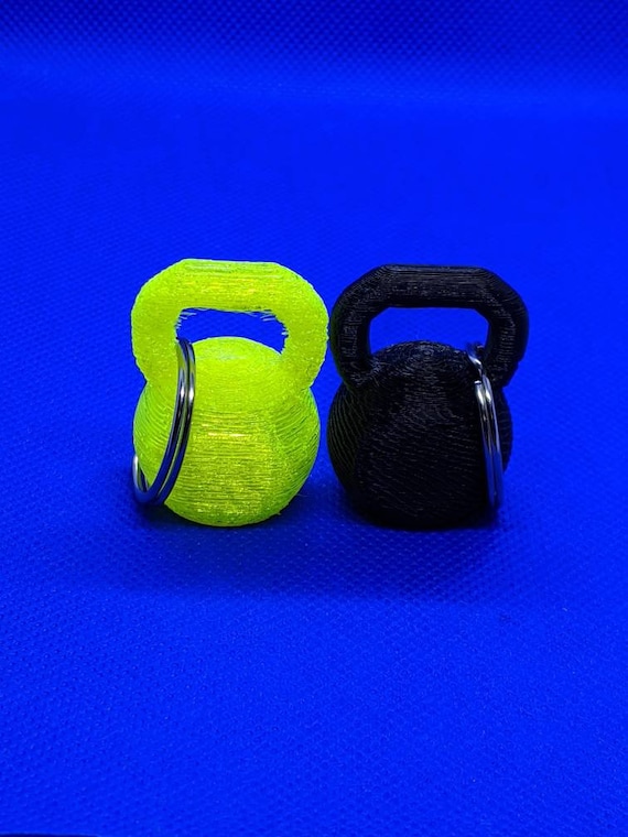 Kettlebell Keychain 3d Printed | Etsy