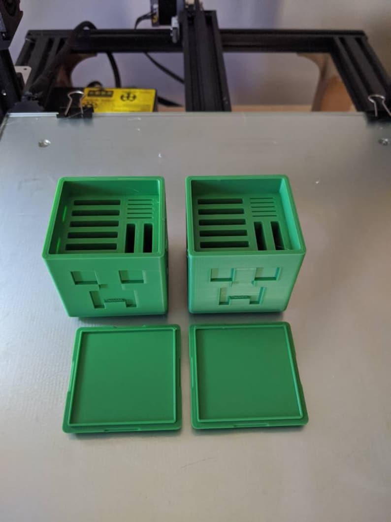 Minecraft Creeper Switch Game and SD Card Storage Container | Etsy