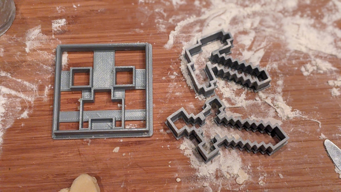 Minecraft Cookie Cutters - Etsy