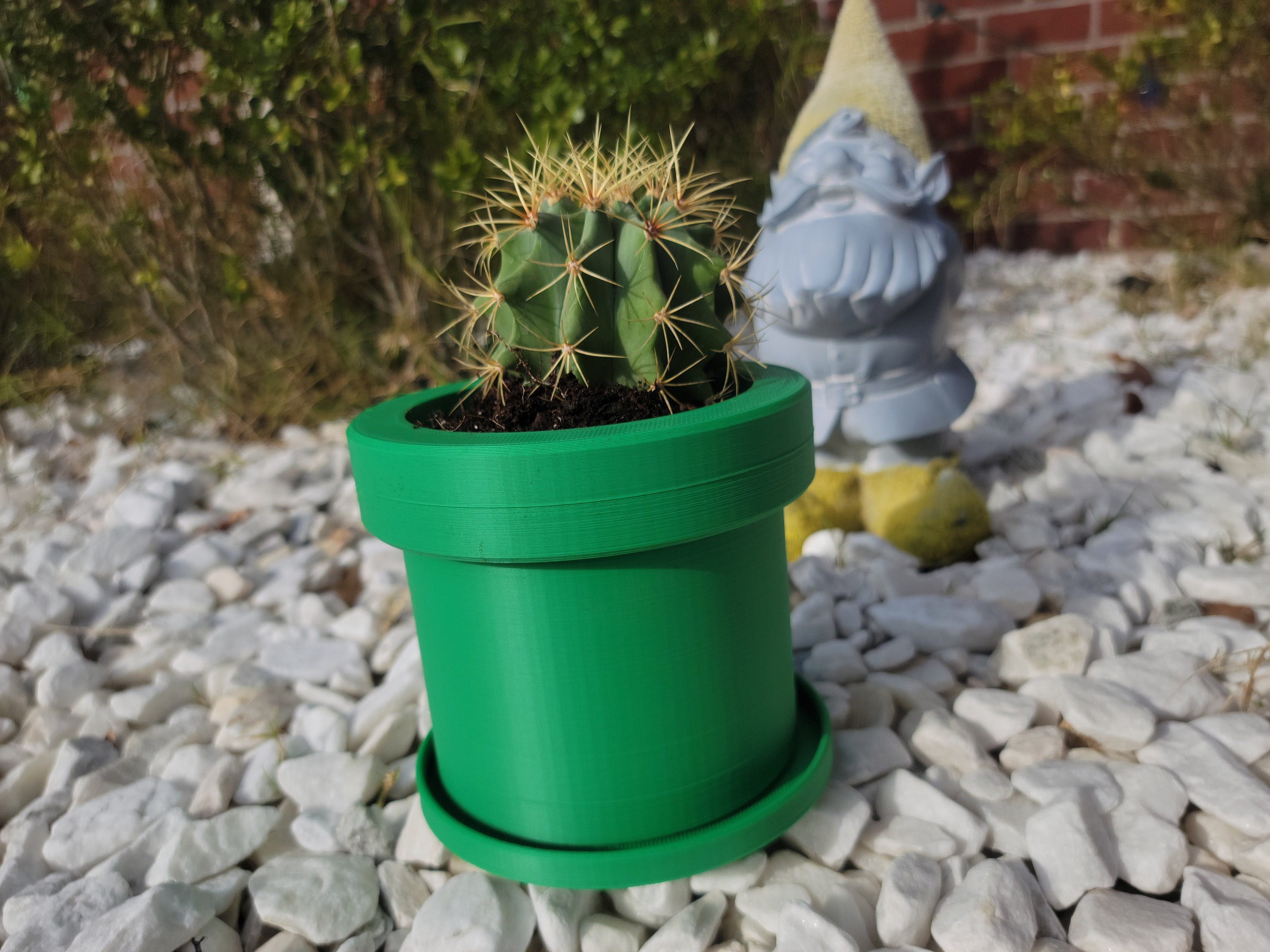 Mario Planter BIG Warp Pipe Planter Super Mario Cactus | Etsy