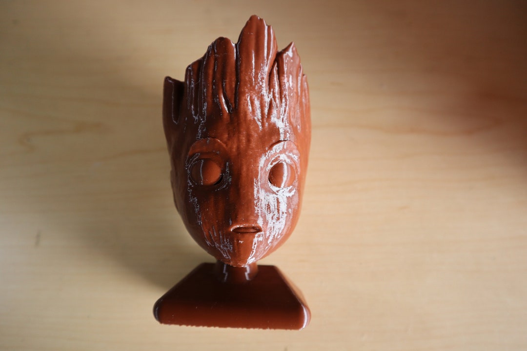 Handcrafted Baby Groot Head Planter for Succulents - Cute Guardians of ...