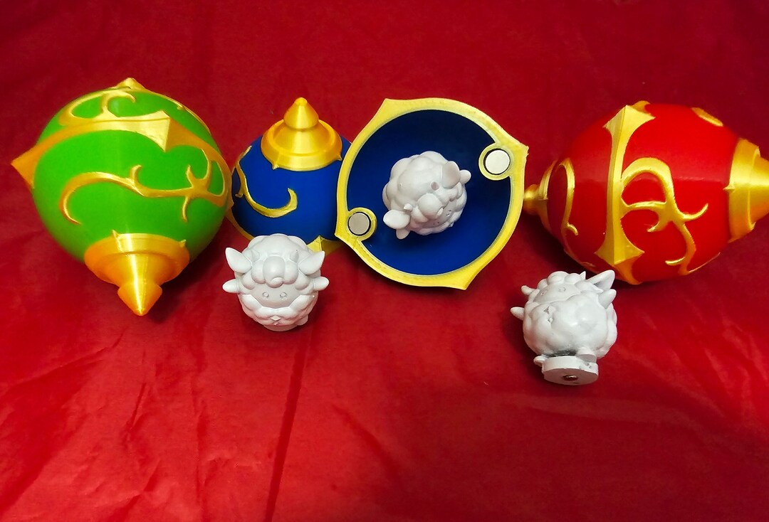 Customizable Palsphere & Paint-your-own Lamball Pal Set - Magnetic ...