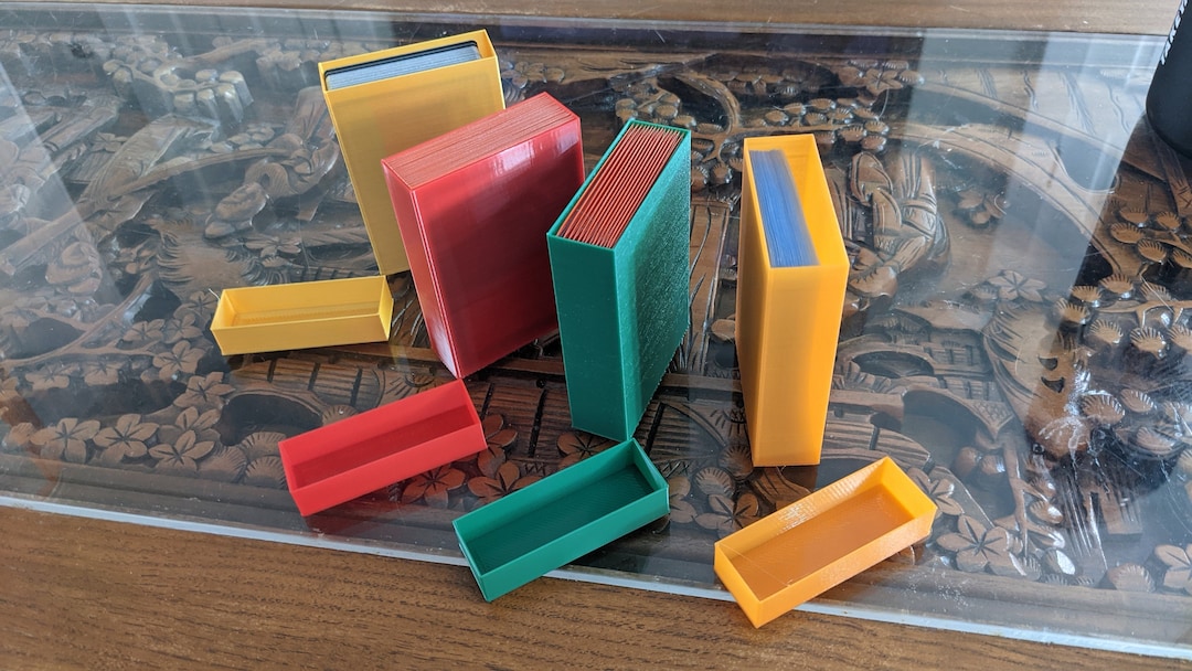 Sleeved Card Deck Box | Magic the Gathering Cube | Pokemon Deck ...