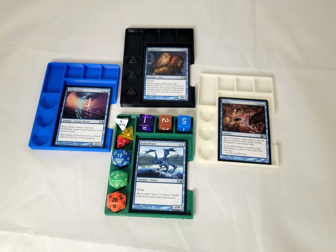 Commander Zone Loyalty and Life Tracker Tray | Magic Cards | MTG ...