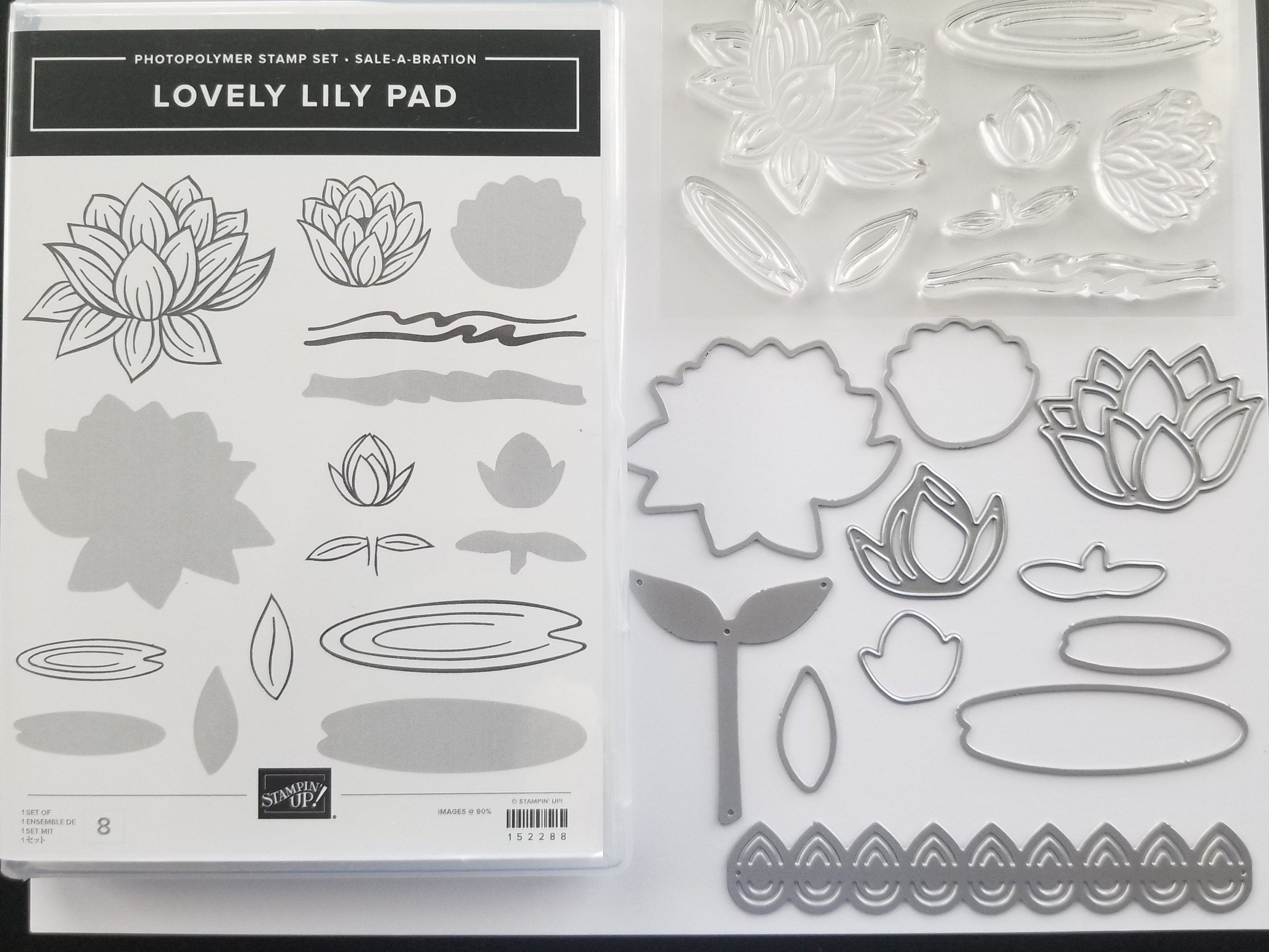 Stampin' Up Lovely Lily Pad Stamp Set and Matching Framelits Dies ...