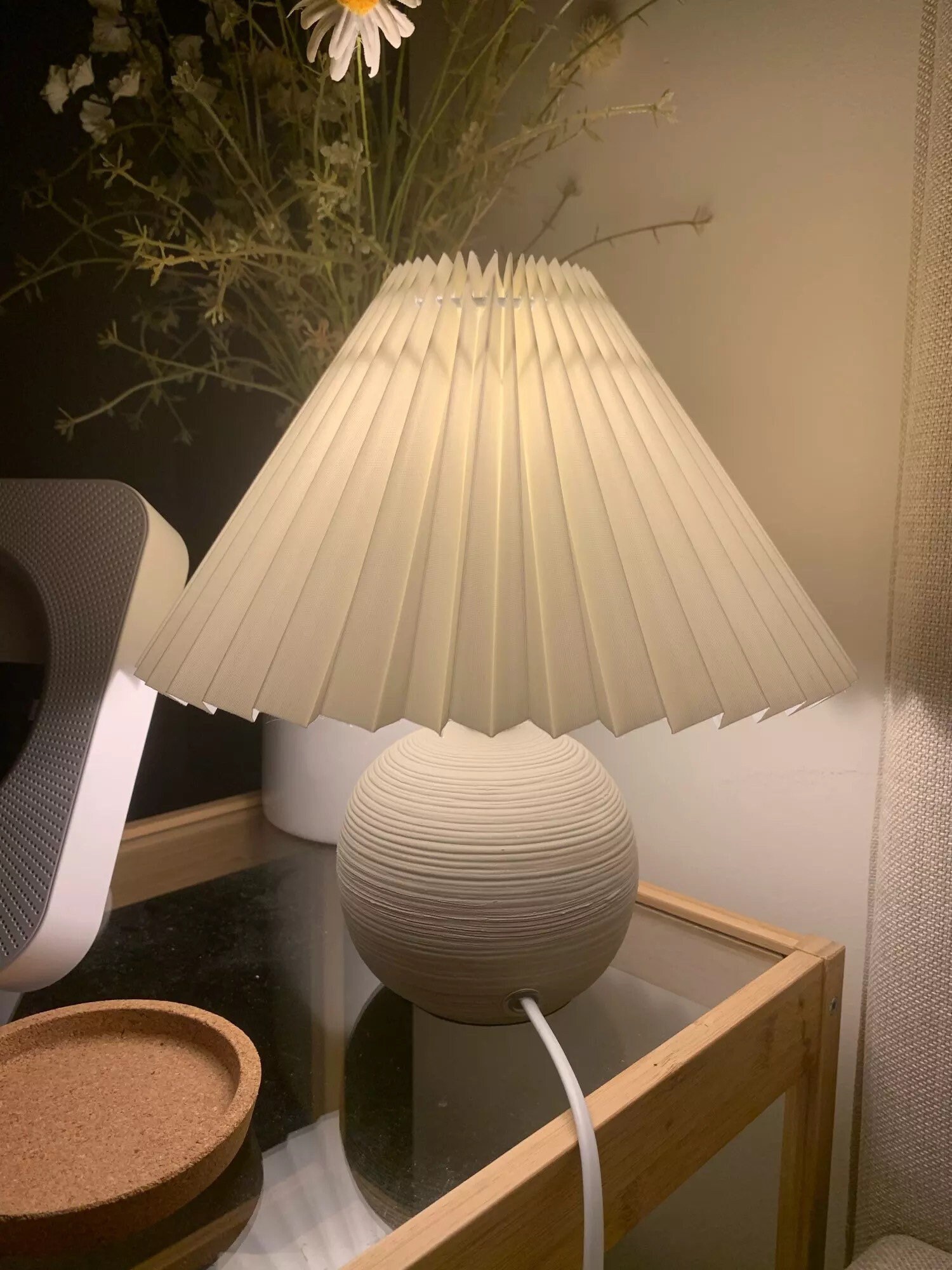 Pleated Vinyl Lamp Shades DIY Pleated Lampshade Decorative - Etsy UK