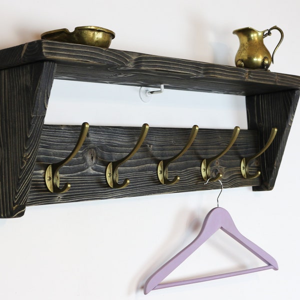 Rustic Coat Rack - Etsy