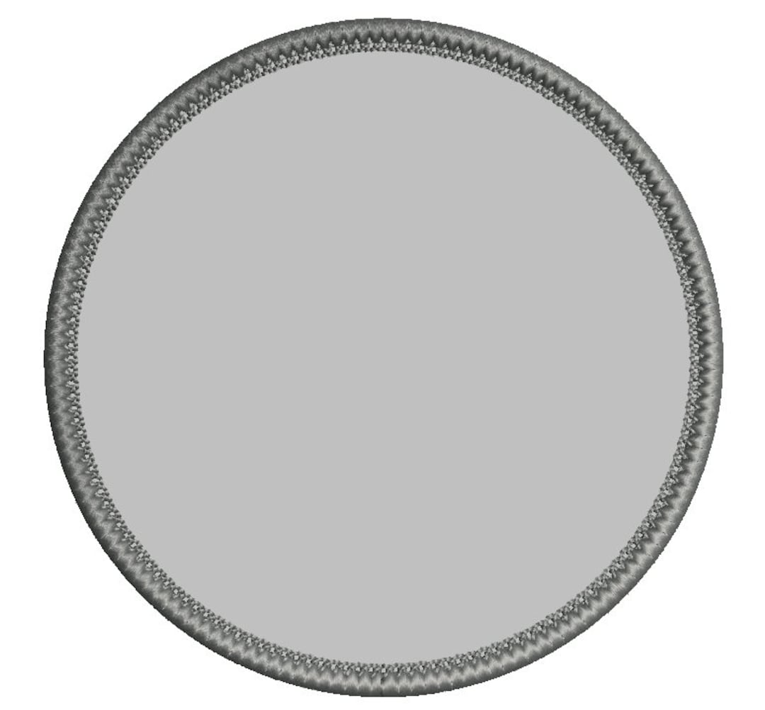 4 Faux Merrow Border Files for Twill Over Vinyl Patch Method Machine ...