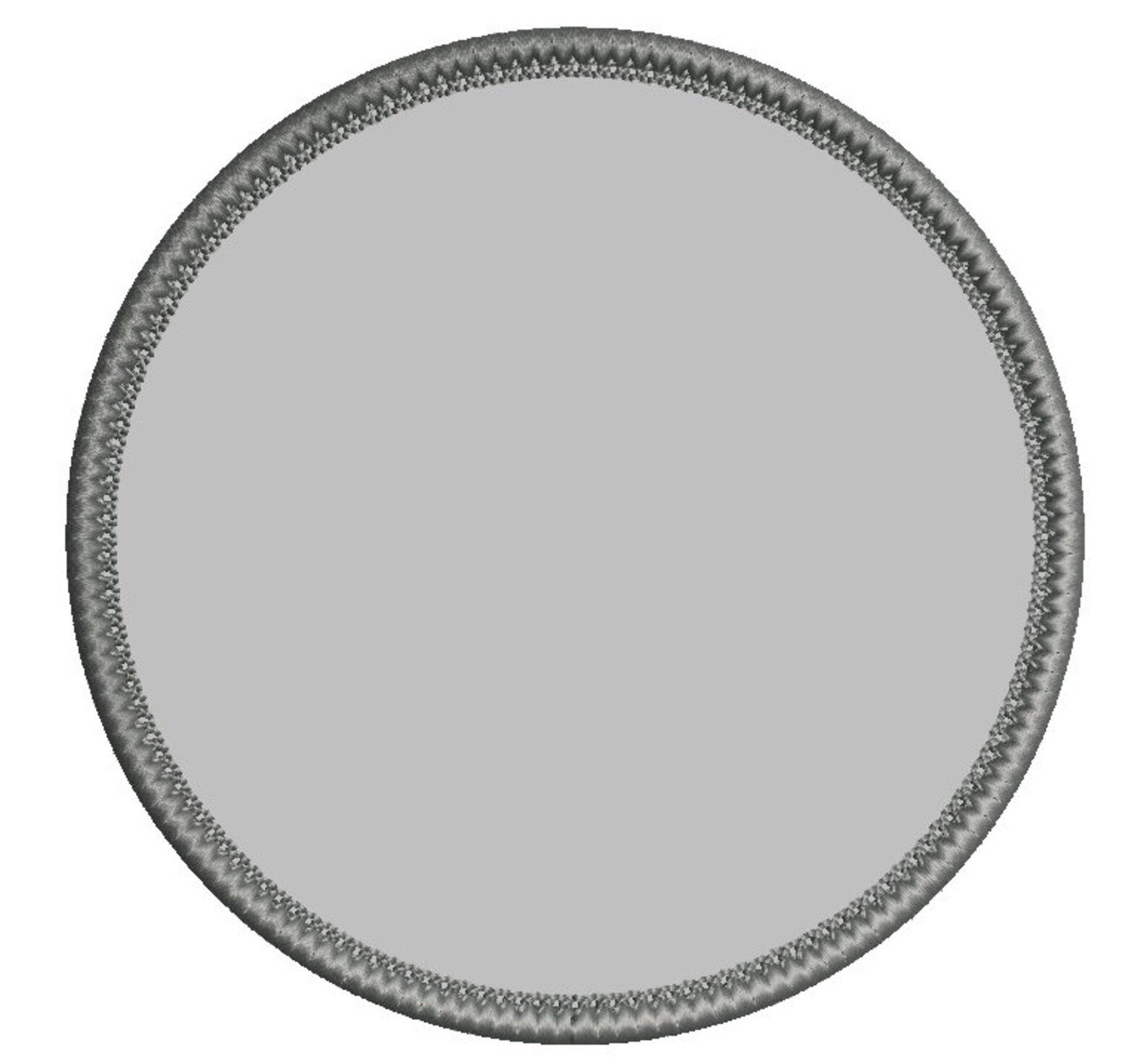 4 Faux Merrow Border Files for Twill Over Vinyl Patch Method Machine ...