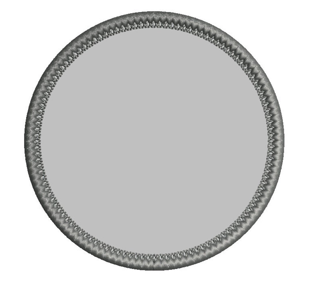 3 Faux Merrow Border Files for Twill Over Vinyl Patch Method Machine ...