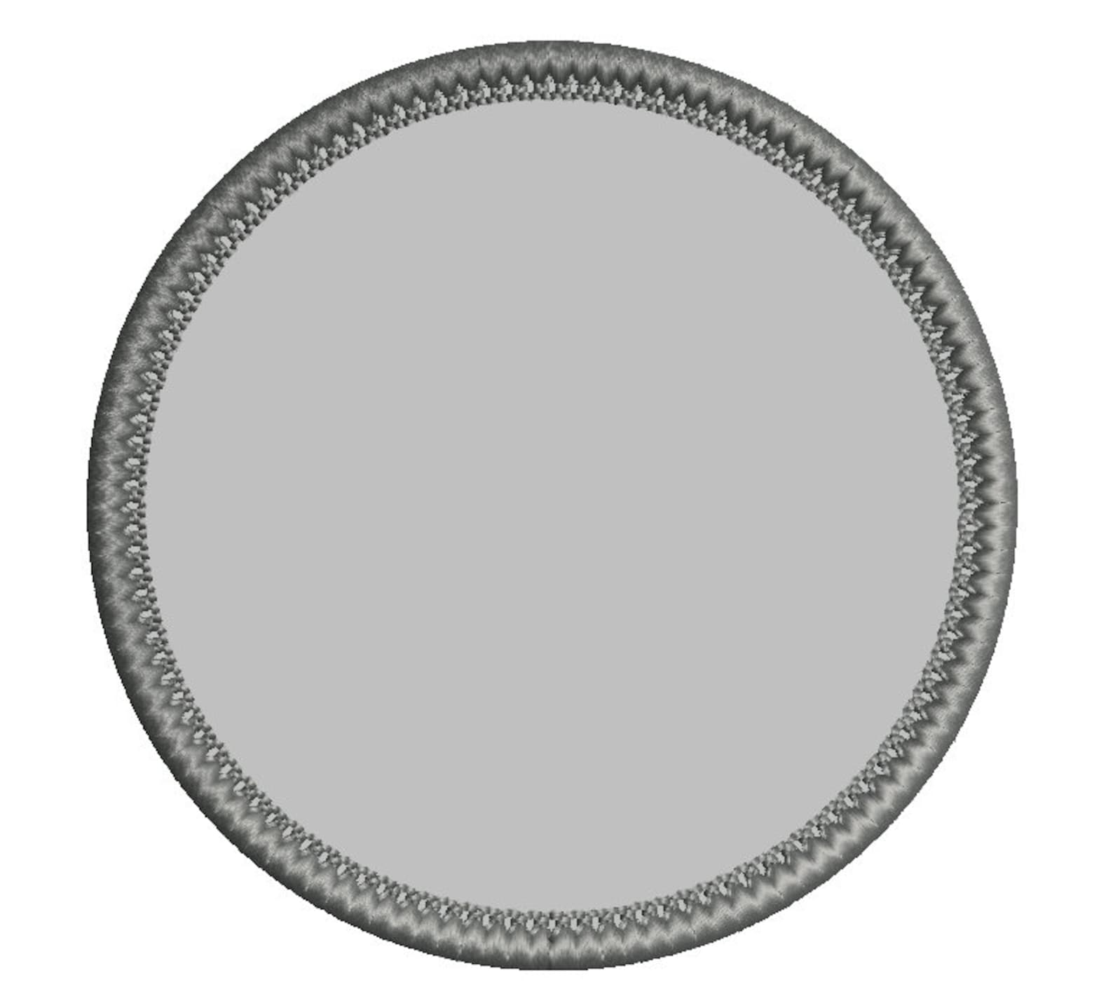 3 Faux Merrow Border Files for Twill Over Vinyl Patch Method Machine ...
