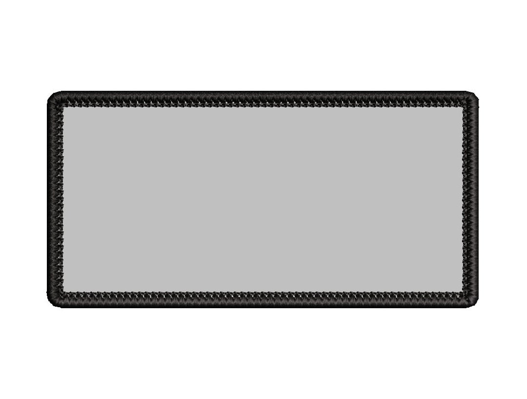 3x5 Faux Merrow DIGITAL EMBROIDERY File Tool Rectangle Patch Border ...