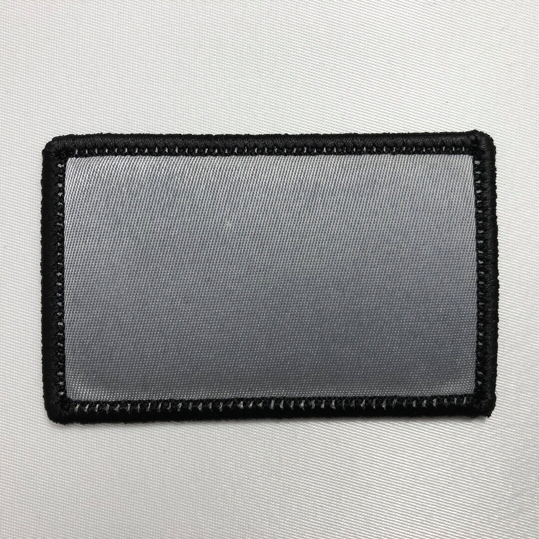 2.25x3.5 Faux Merrow DIGITAL EMBROIDERY File Tool Rectangle Patch Border Filled for Twill Over ...
