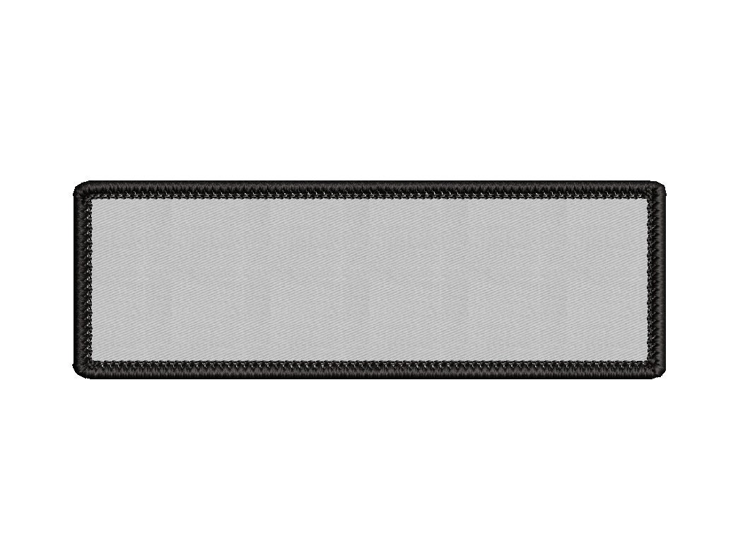 2x6 Faux Merrow DIGITAL EMBROIDERY File Tool Rectangle Patch Border ...