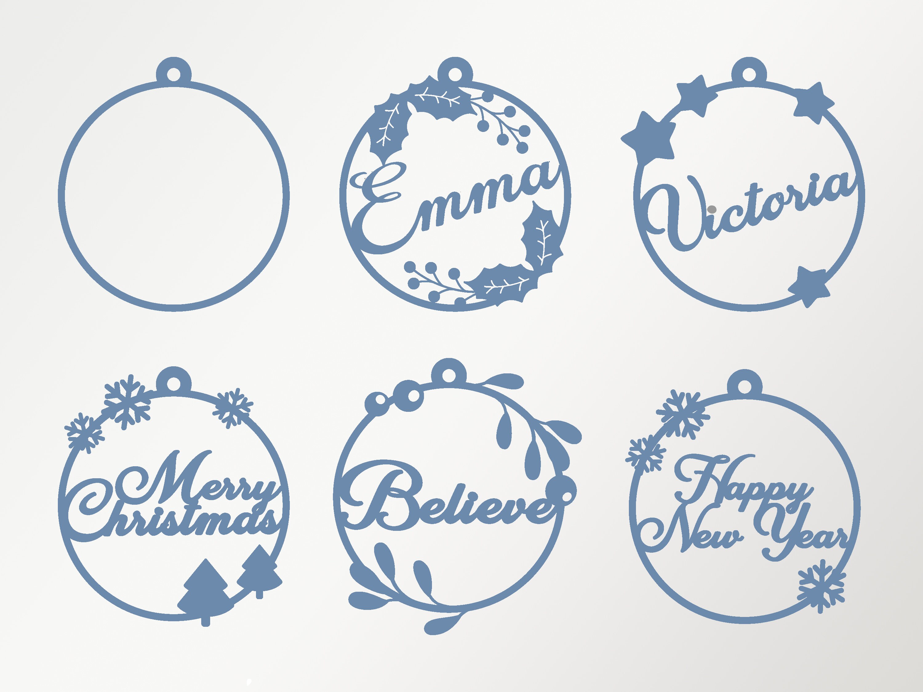 Weihnachten SVG-Bundle. Kugeln SVG Weihnachtskugel SVG | Etsy