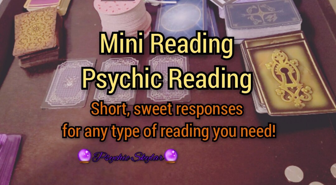 Mini Reading Psychic Reading Same Day Same Hour Emergency Reading Tarot ...