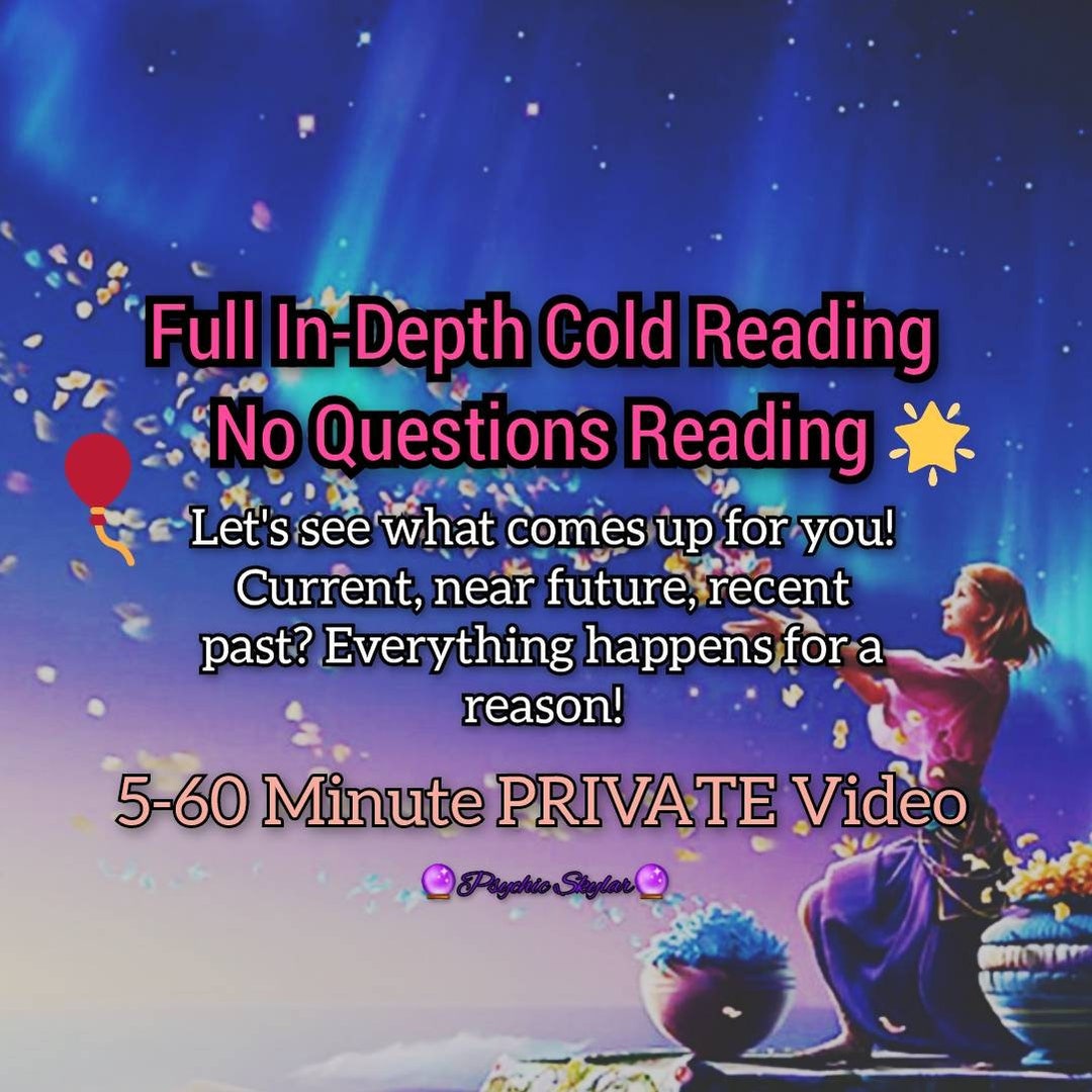 FULL in Depth Cold, Psychic Reading! General Reading + Answers - Etsy
