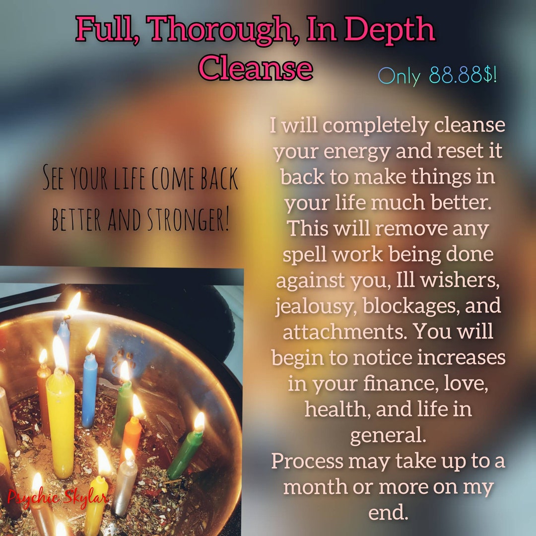 Full, Thorough, in Depth Cleanse! - Etsy