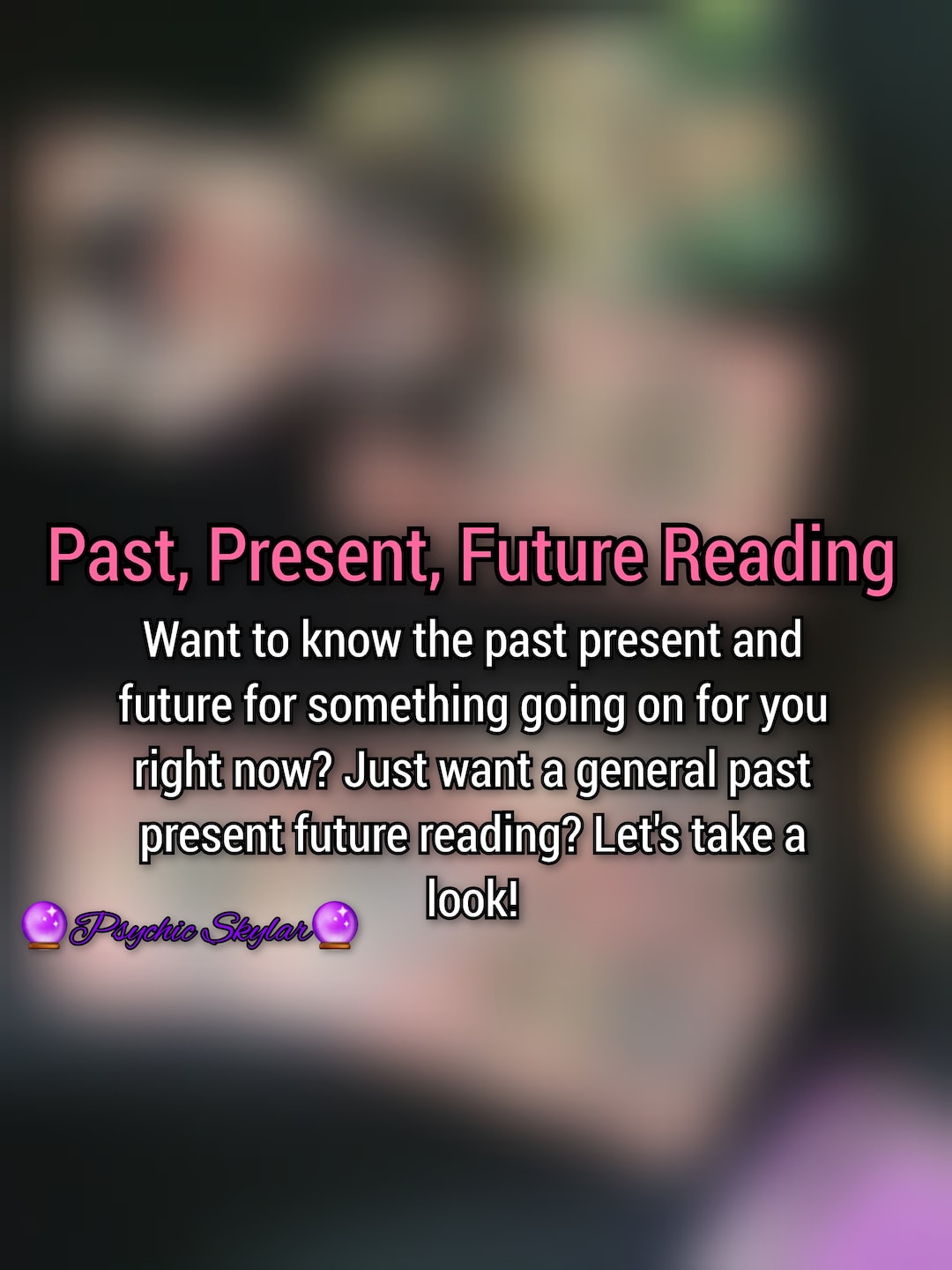 Past, Present, Future Reading. Psychic Reading. - Etsy