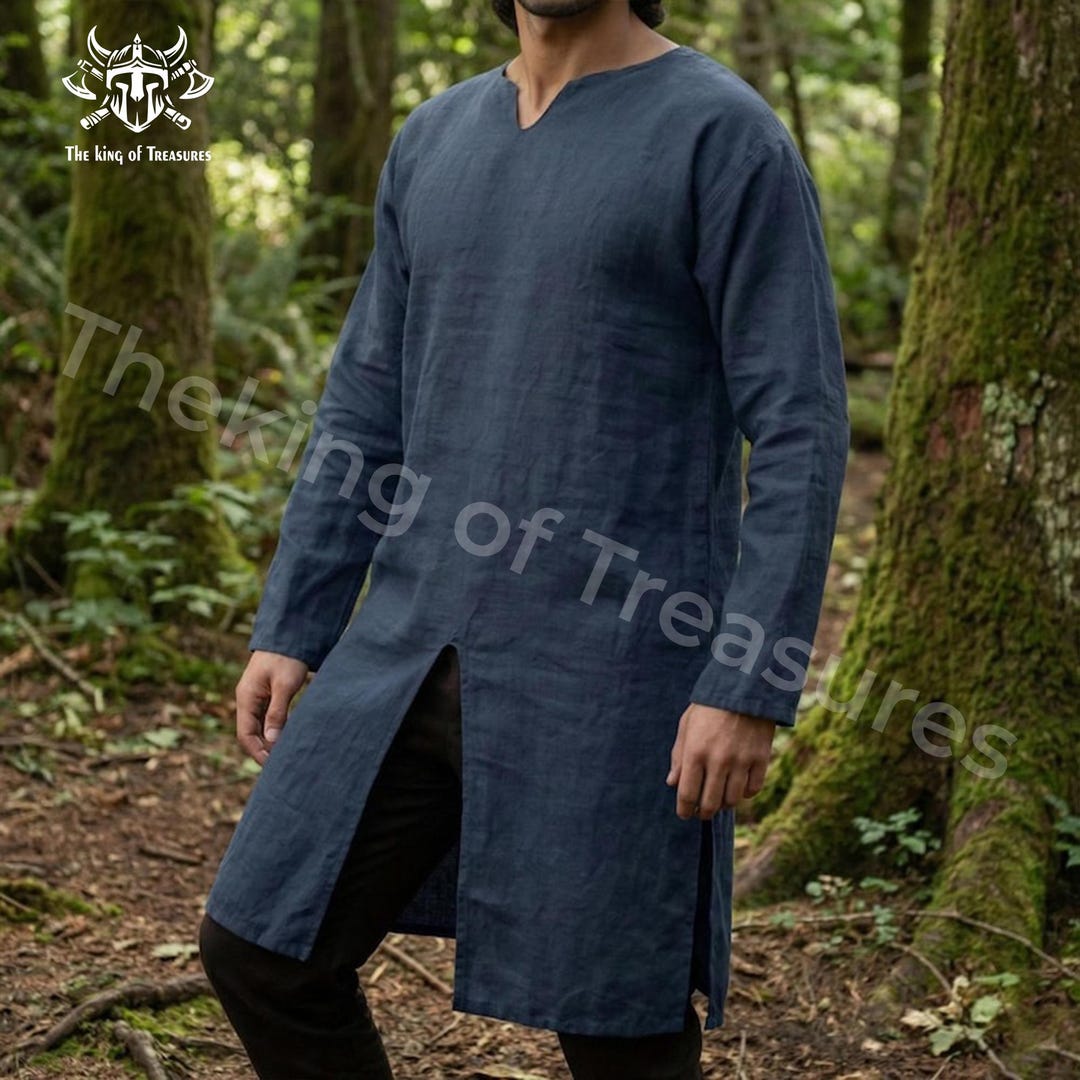 Medieval Knight Tunic Shirt, Rustic Fantasy Ranger Cosplay Costume - Etsy