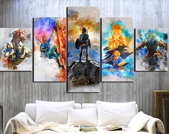 Zelda botw poster | Etsy