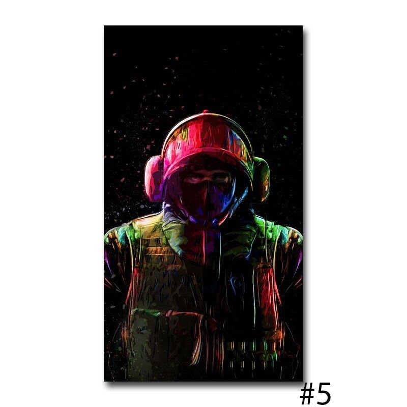 Rainbow Six Siege Poster R6 Print Video Game Poster Tom | Etsy
